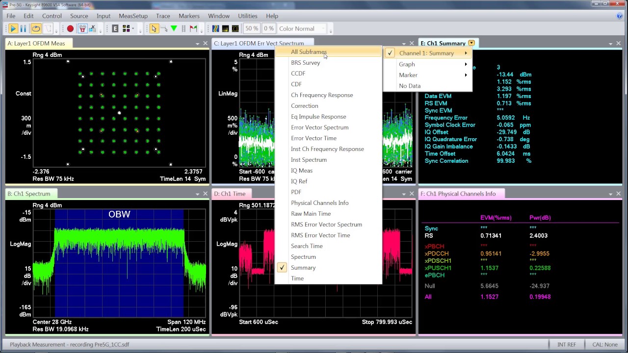 Introduction to 89600 Pre 5G Modulation Analysis Option - YouTube