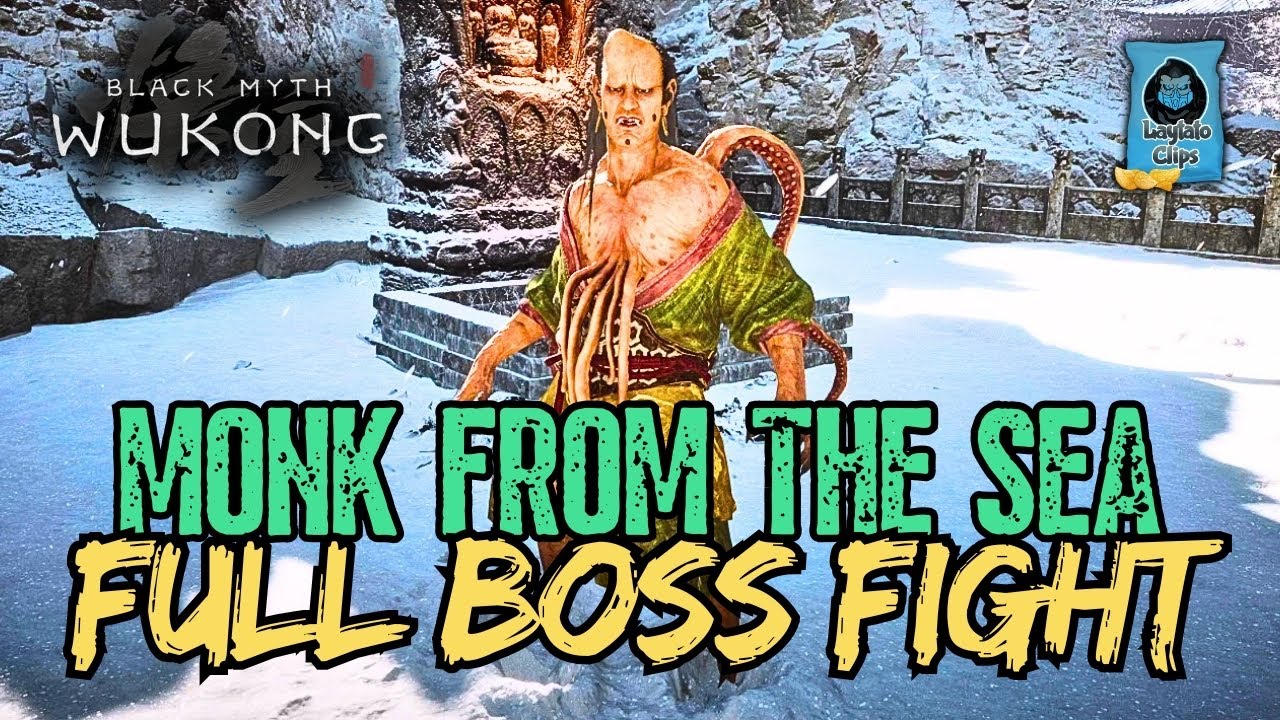 Black Myth: Wukong | Monk From The Sea | Full Boss Fight (Secret Boss ...
