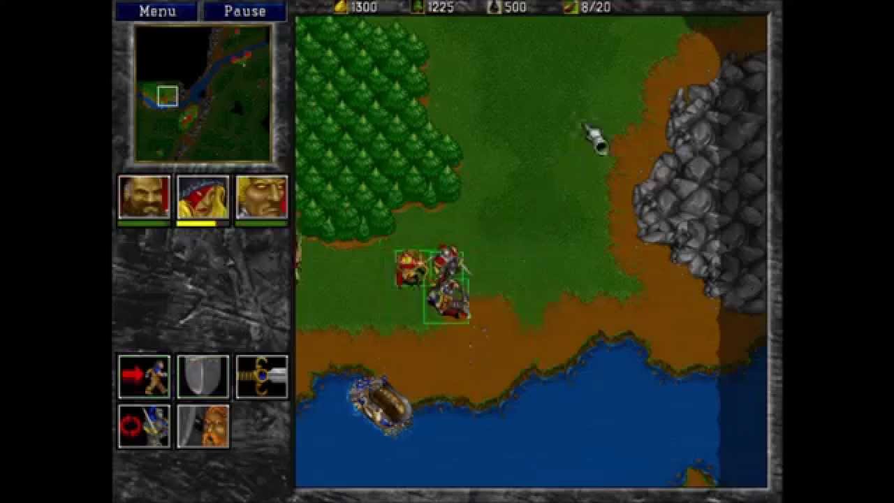 Warcraft 2: Beyond the Dark Portal - Human Campaign Gameplay - Mission ...