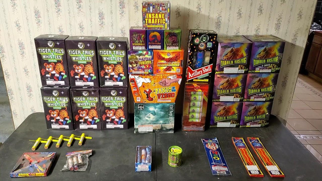 July 4th, 2024 Firework Stash Update (Part 3) - Pyro Dudes Order - YouTube