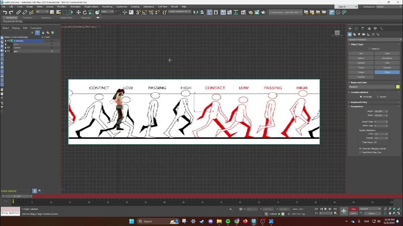 Tutorial: Biped Walk Cycle Part 1 - YouTube