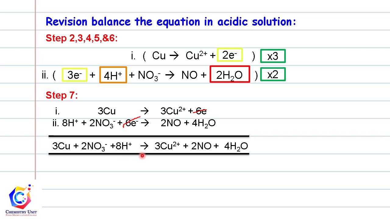 Week2 Chemistry Ion Electron Method : Basic Medium Lesson1.3d SDS - YouTube