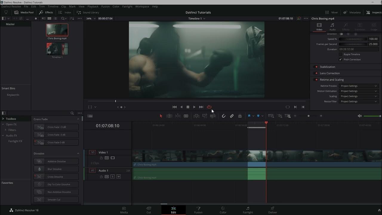 How to Loop Playback in DaVinci Resolve in 37 Seconds - YouTube
