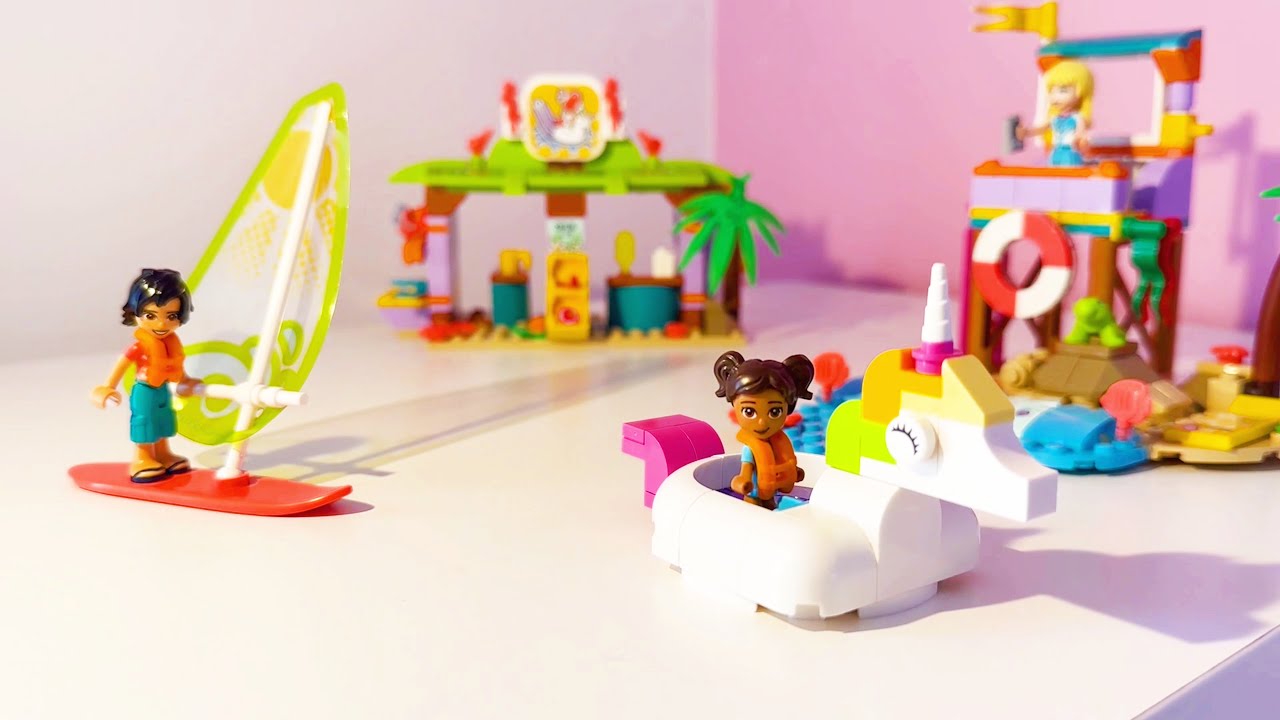 LEGO Friends | Maya, Koa and Stephanie Set #41710 | Speed Build | Build ...