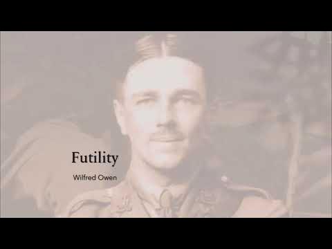 Futility - Wilfred Owen - YouTube