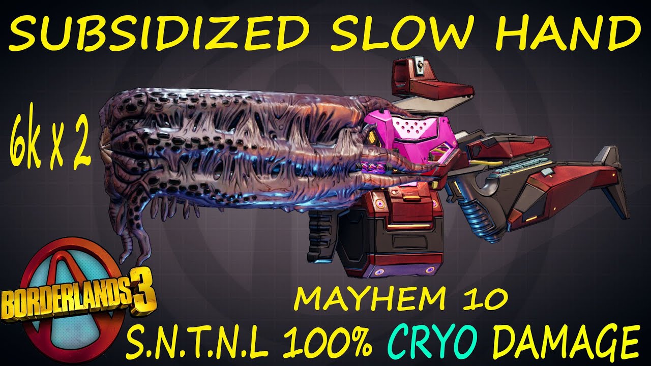 BL3 - Subsidized Slow Hand - S.N.T.N.L 100% - Mayhem 10 - YouTube