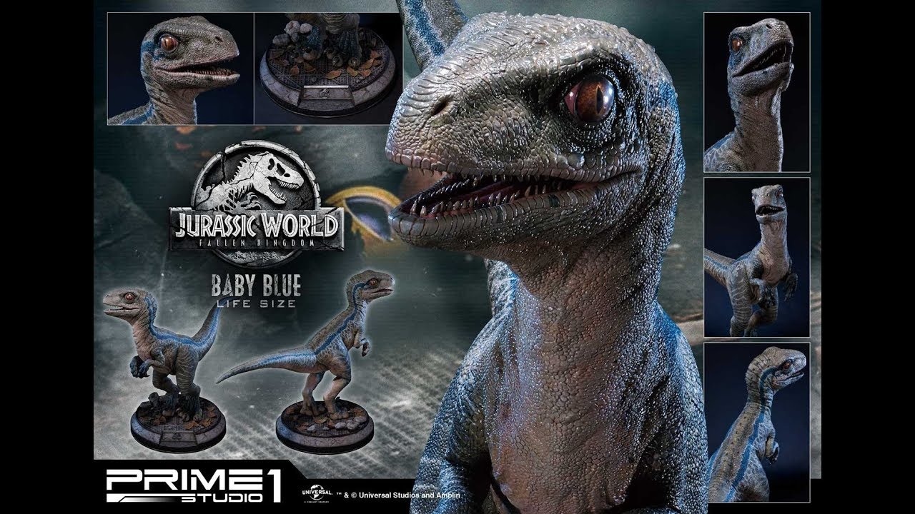 Jurassic World: Fallen Kingdom – Life Size Baby Blue Statue by Prime 1 ...