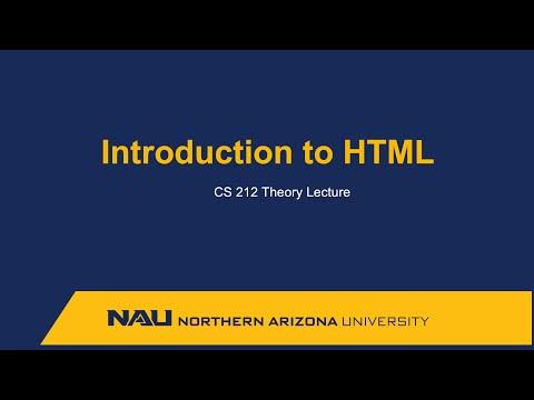 1.2.Introduction to HTML - YouTube