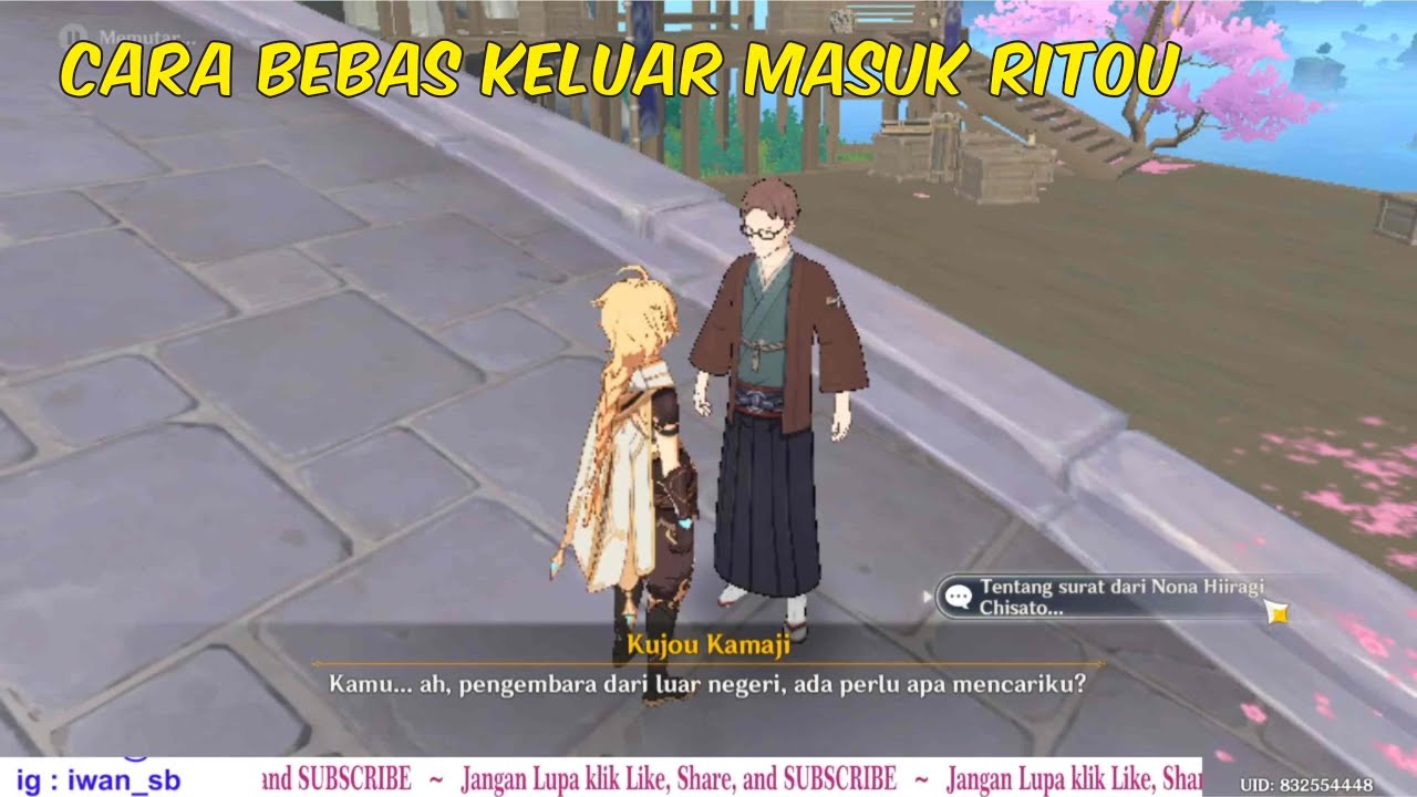 Cara bebas keluar masuk ritou map inazuma GENSHIN IMPACT - YouTube