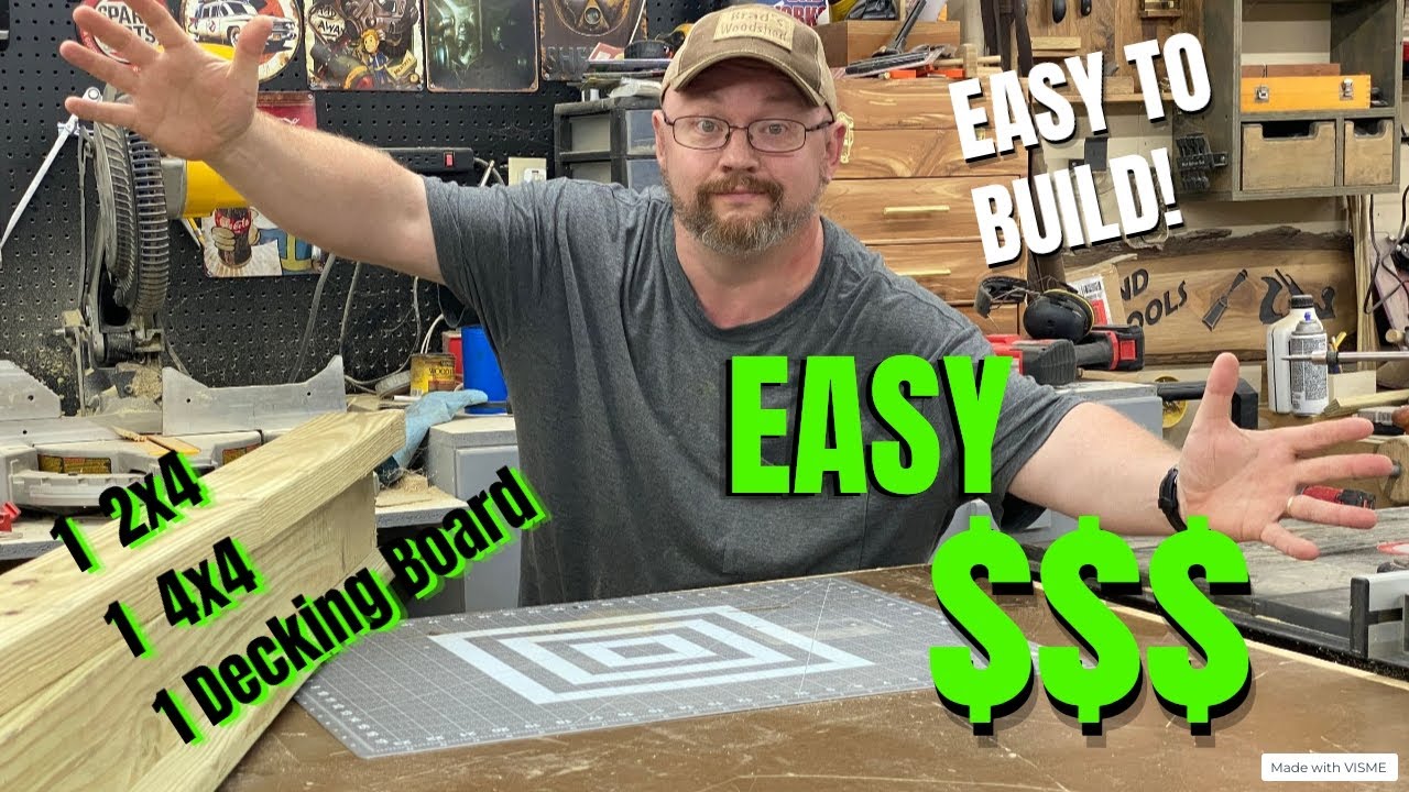 Make Money With This Easy To Build Woodworking Project! 3 Boards ...
