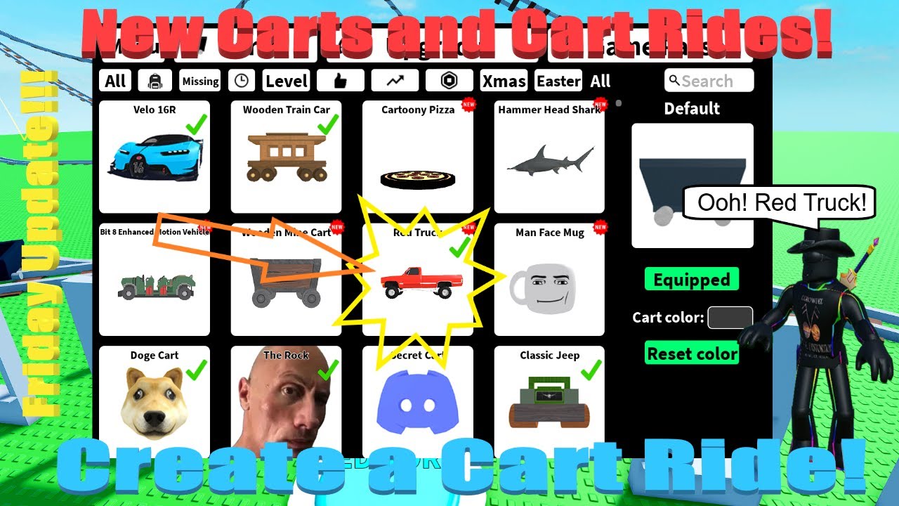 Create a Cart Ride! New Cart skins are out! 7 What are the new carts ...