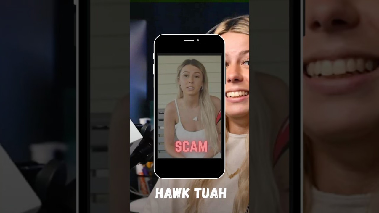 Crypto scam by Hawk Tuah Girl ! - YouTube