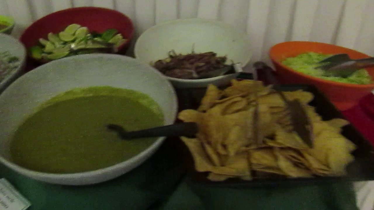 Mexican Buffet At the Royal Solaris Hotel 2017 - YouTube