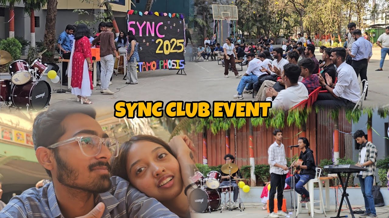 SYNC CLUB EVENT | COLLEGE LIFE | VS18|#vivekshinde #vlogs - YouTube