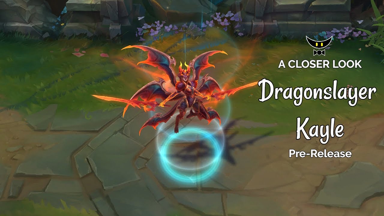 Dragonslayer Kayle Epic Skin (Pre-Release) - YouTube