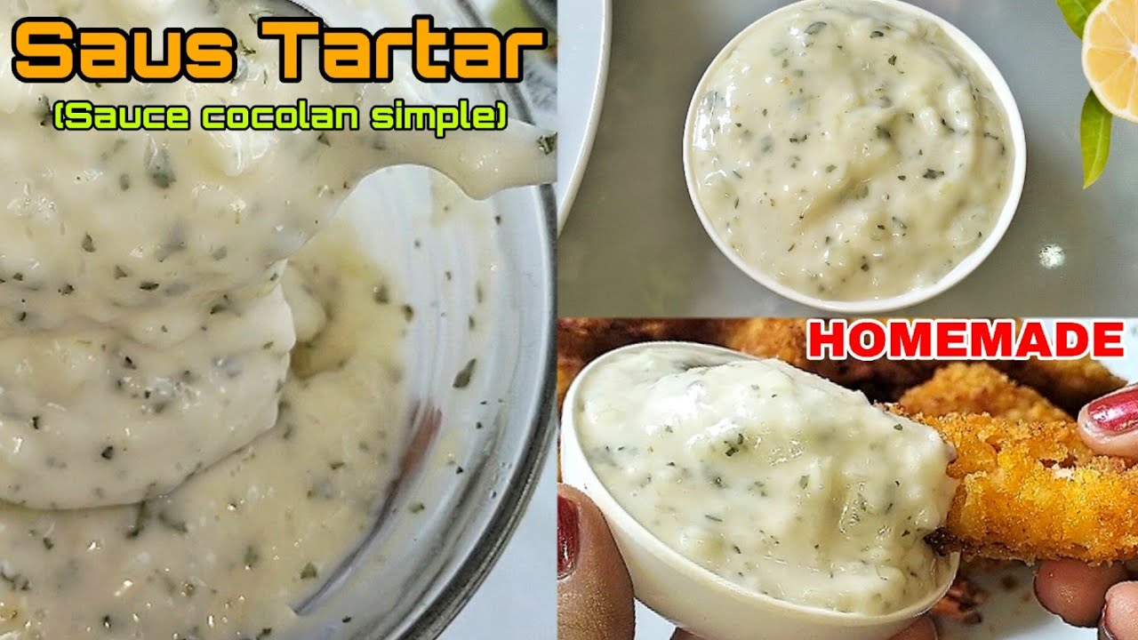 SERBAGUNA ‼️Saus cocol yang mudah | tartar Sauce homemade - YouTube