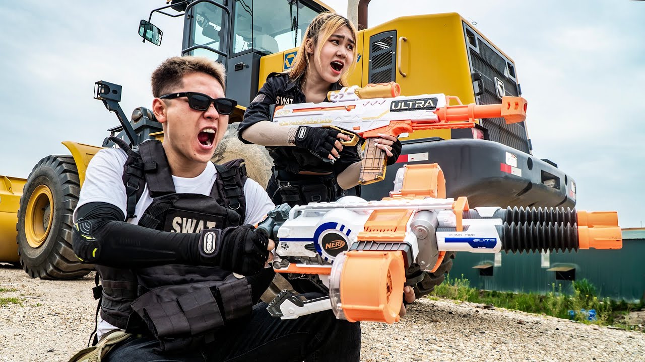 Nerf Guns War : Battle For Survival S.W.A.T K Of Seal Team Fight Black ...