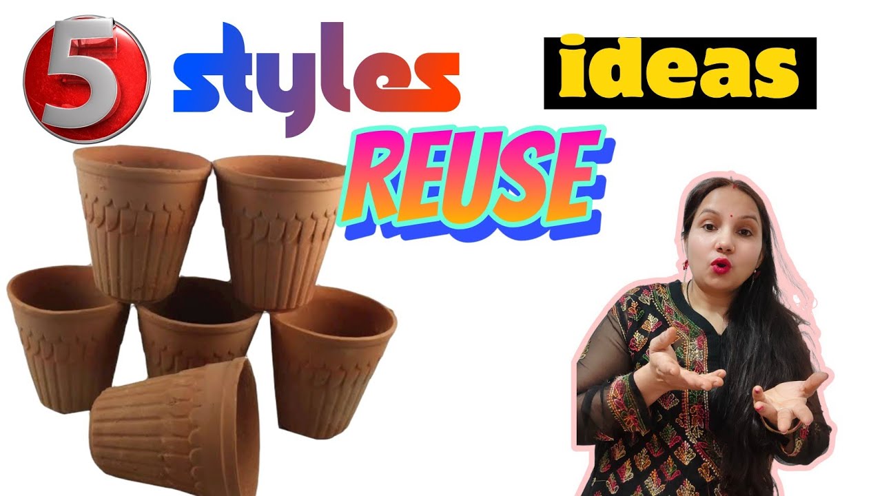 5 Amezing kulhad craft and 5 Reuse ideas of kulhad | Recycling ||home ...