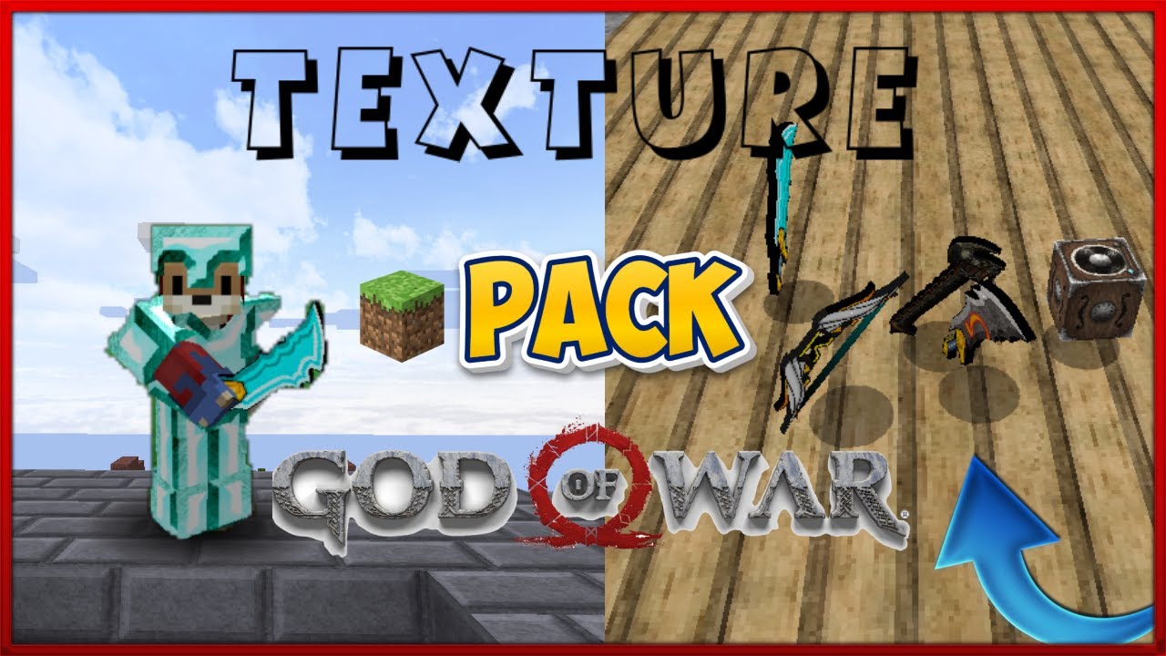 PROBE el TEXTURE PACK de GOD OF WAR | BEDWARDS CON LOS PANAS #3 - YouTube