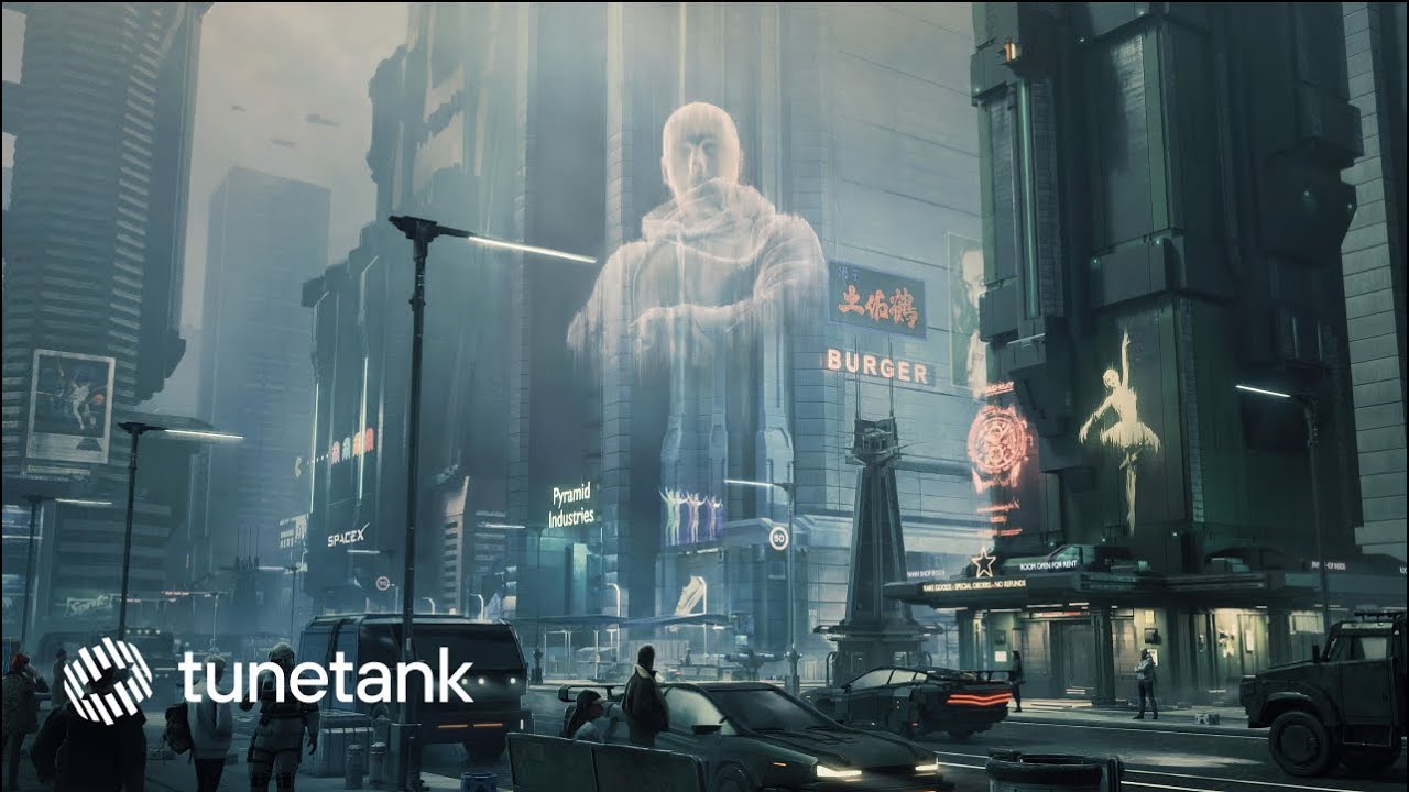Dark Cyberpunk Ambient Background Free No Copyright Music - YouTube