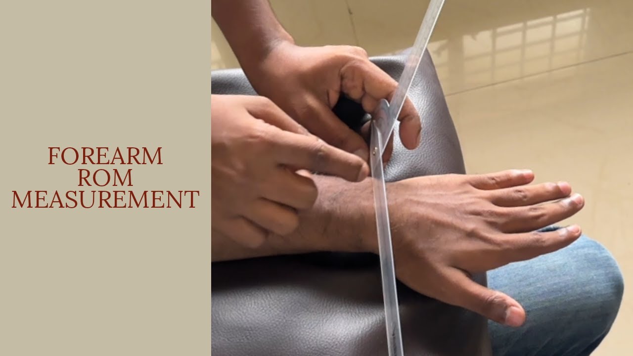 FOREARM GONIOMETRY - YouTube