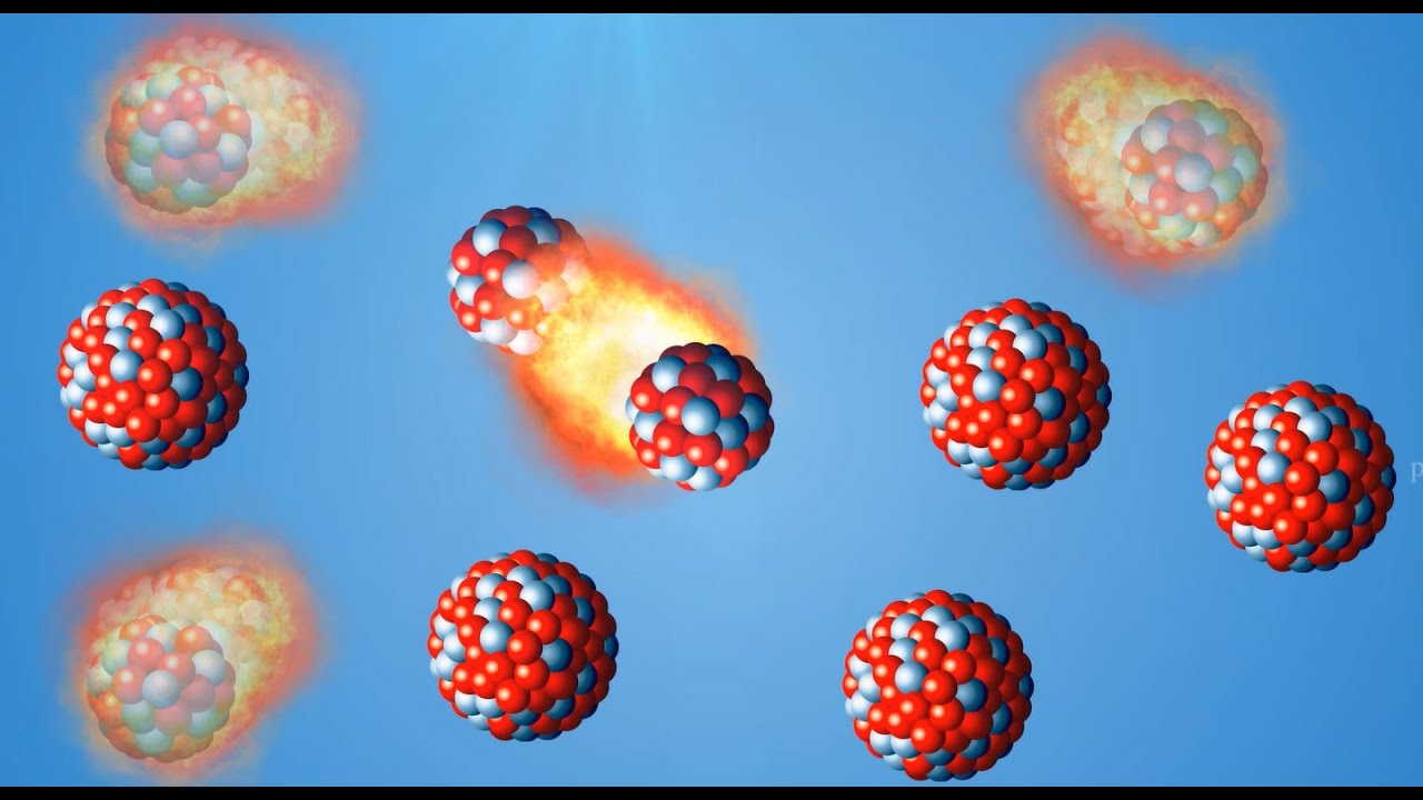 Nuclear fission & Chain reaction. Atomic bombs - YouTube