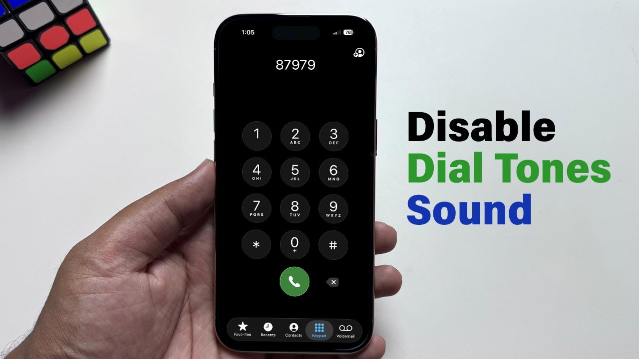 Disable Annoying iPhone Dial Tones Sound in SECONDS - YouTube