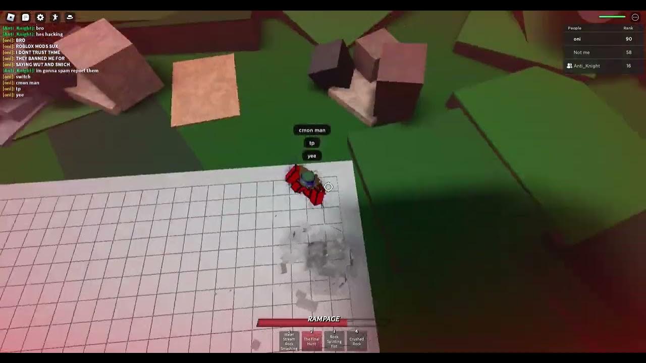 tsbg mods if u see this ban akoaysiaxle or smt he keeps on teleporting in duels - YouTube