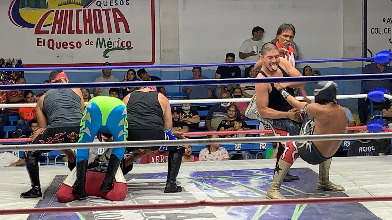 Aspid, Hijo de Gran Sabu y Blue Rocket Jr Vs Bendito, Aldebaran y ...