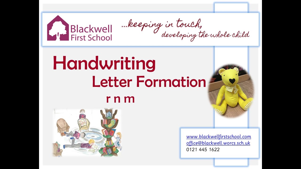 Letter Formation - r n m - YouTube