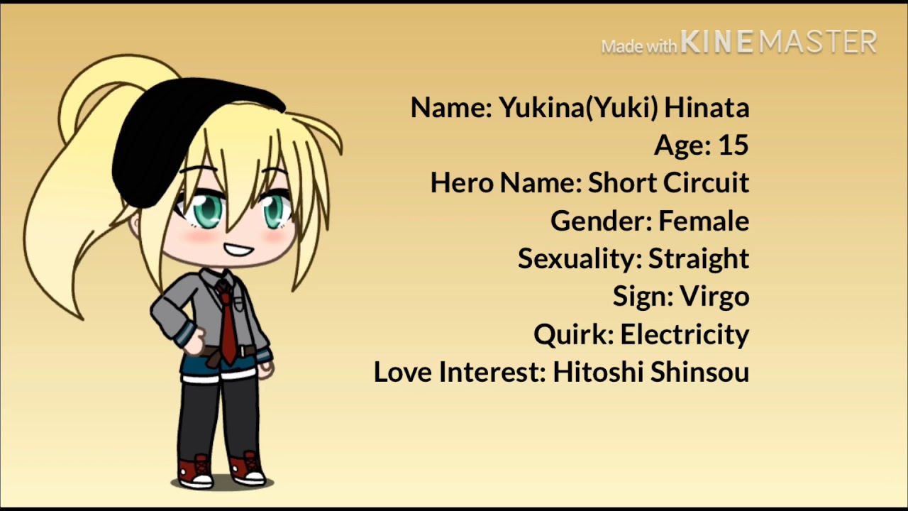 Gacha Life|MHA Character Introduction - YouTube