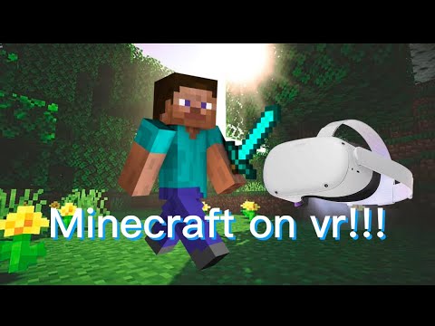 Minecraft on oculus quest 2 - YouTube