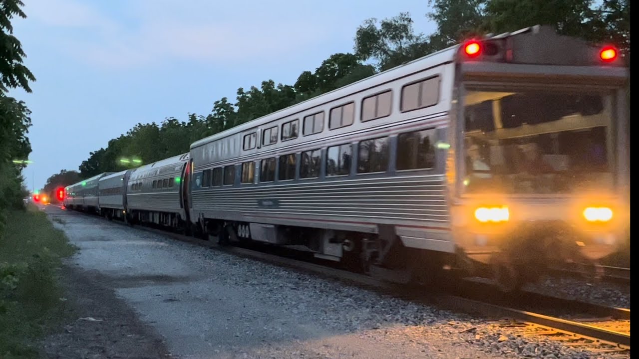EXTREMELY RARE!!! Amtrak Wolverine 352 With Extremely Rare Meets CN ...