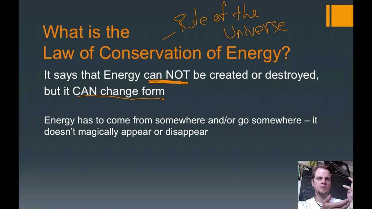 Vodcast: Mechanical Energy & The Law of Conservation of Energy - YouTube