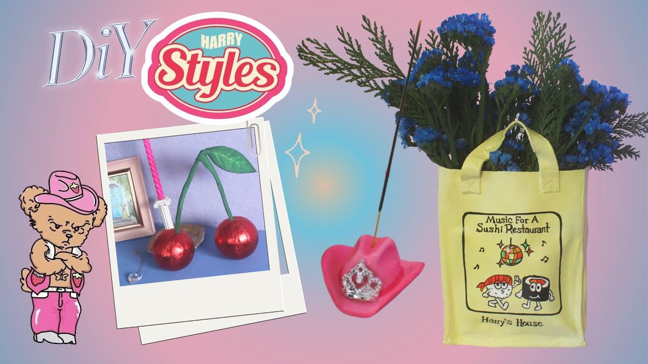 DIY Decoración de ARCILLA inspirado en HARRY STYLES 🍒🥝🍓🤠 - YouTube