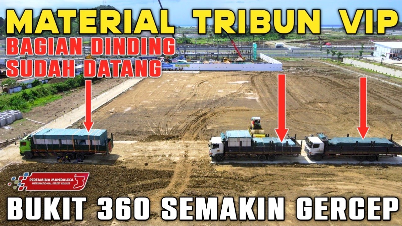 SEMAKIN GERCEP!! MATERIAL BAGIAN DINDING TRIBUN VIP DATANG & RAMAI ...