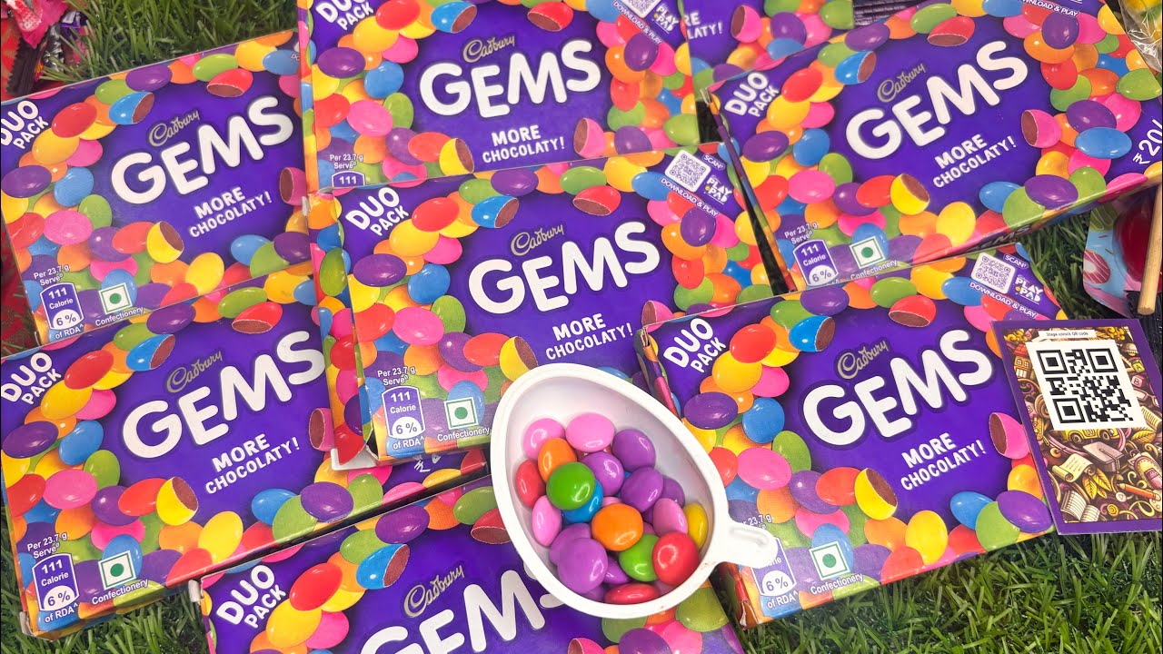 Gems Chocolate box unboxing/ Gems chocolate , Cadbury Gems chocolate # ...