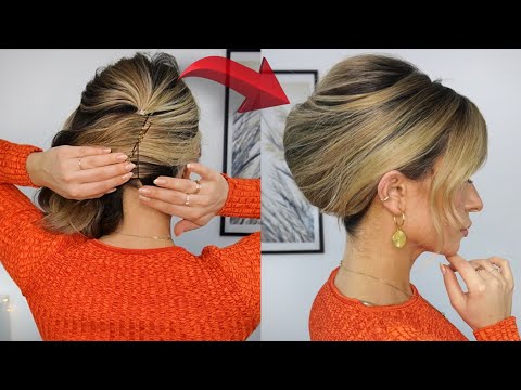 Easy French TWIST UpDo Hair Tutorial 🔥