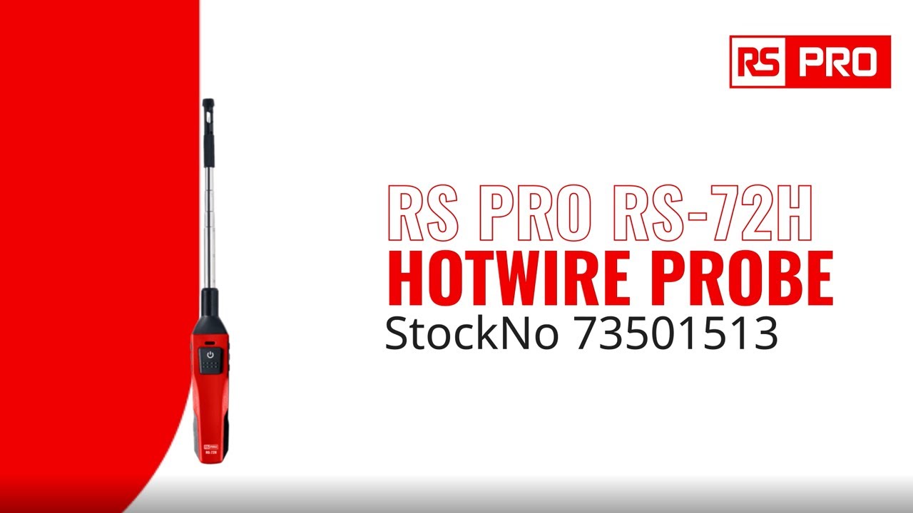 RS PRO 2207279 - RS-72H Hotwire Probe (73501513) - YouTube