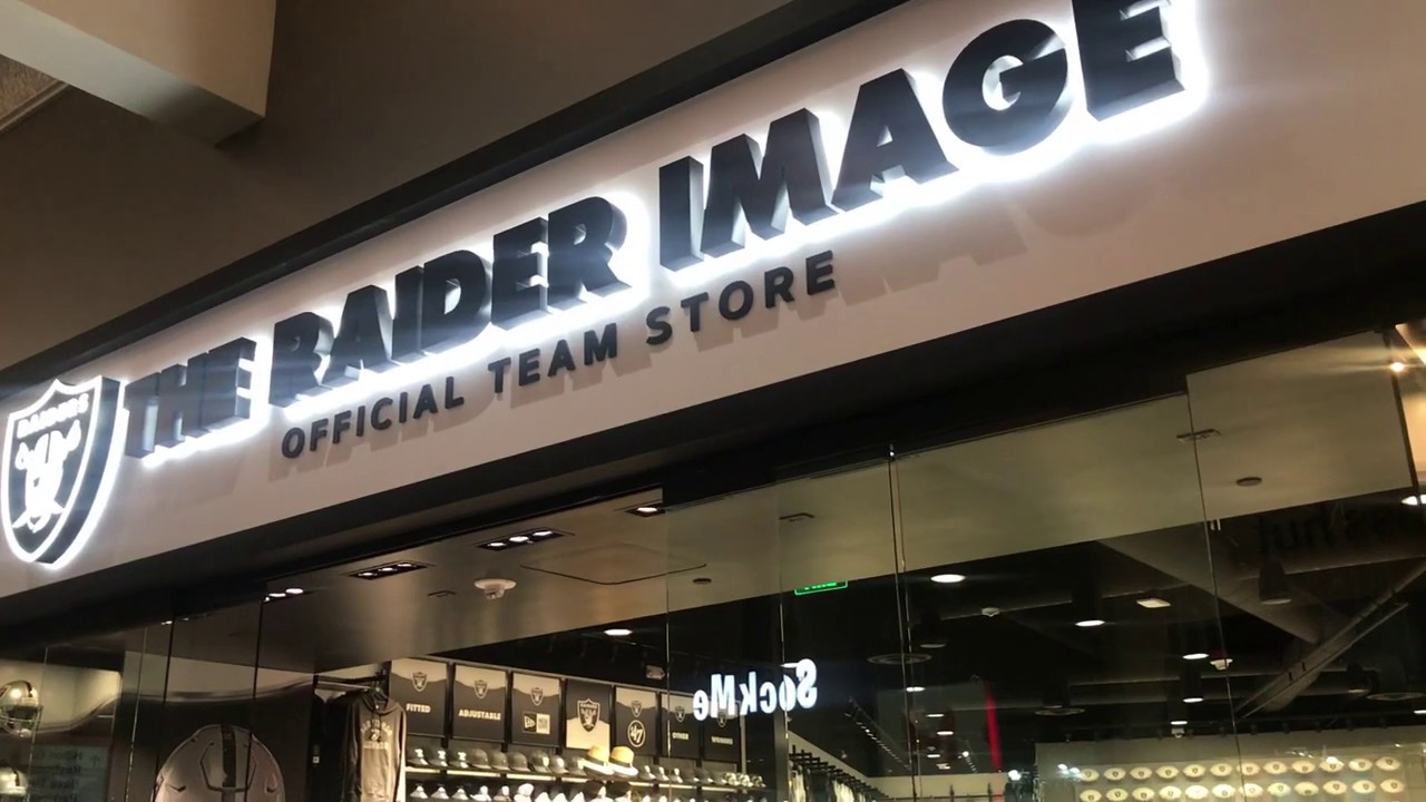Ron Futrell tours the new Raider Image store in Las Vegas, Planet ...