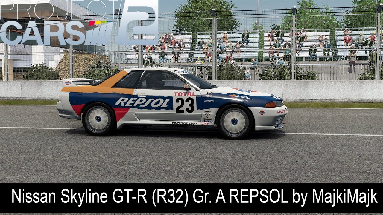 Project CARS 2 - Nissan Skyline GT-R (R32) Gr. A REPSOL - YouTube