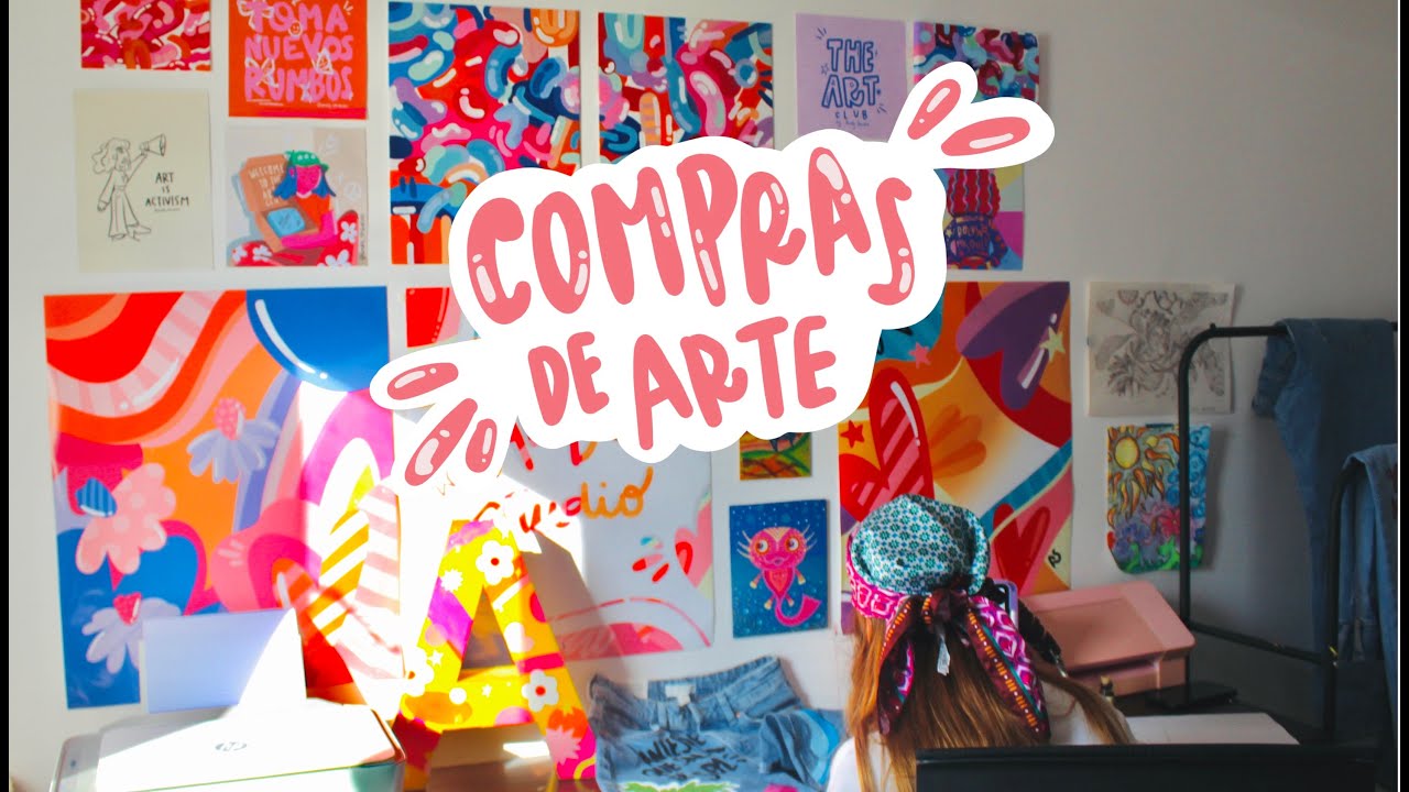 COMPRAS DE ARTE + HAUL - YouTube