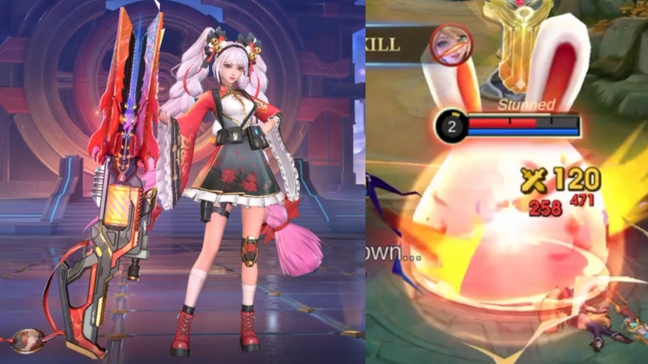 GAMEPLAY LAYLA JULY COLLECTOR SKIN MLBB || SKIN MOBILE LEGENDS || NEW ...