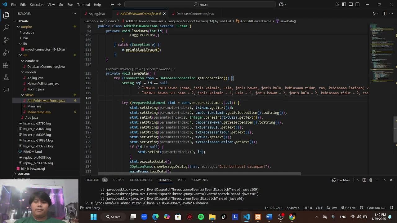 Penjelasan singkat Program Java&PHP berkonsep OOP - YouTube