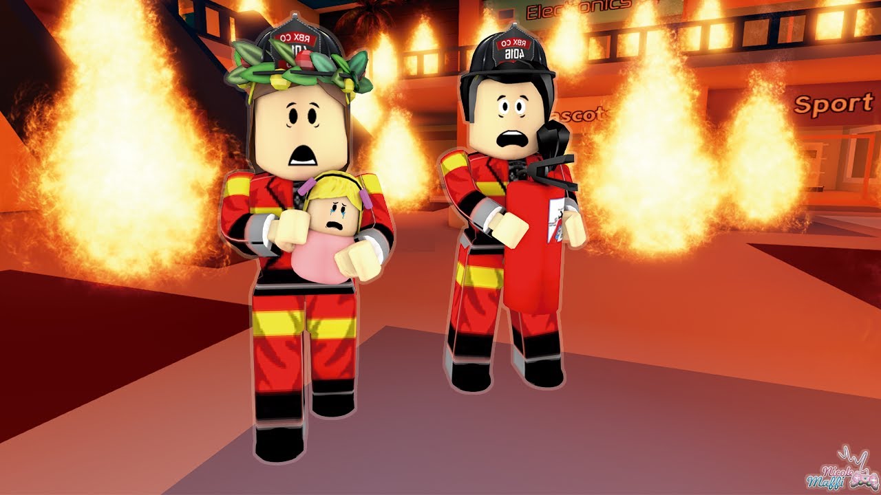 VIRAMOS BOMBEIRAS E O PIOR ACONTECEU - Roblox Firefighters - YouTube