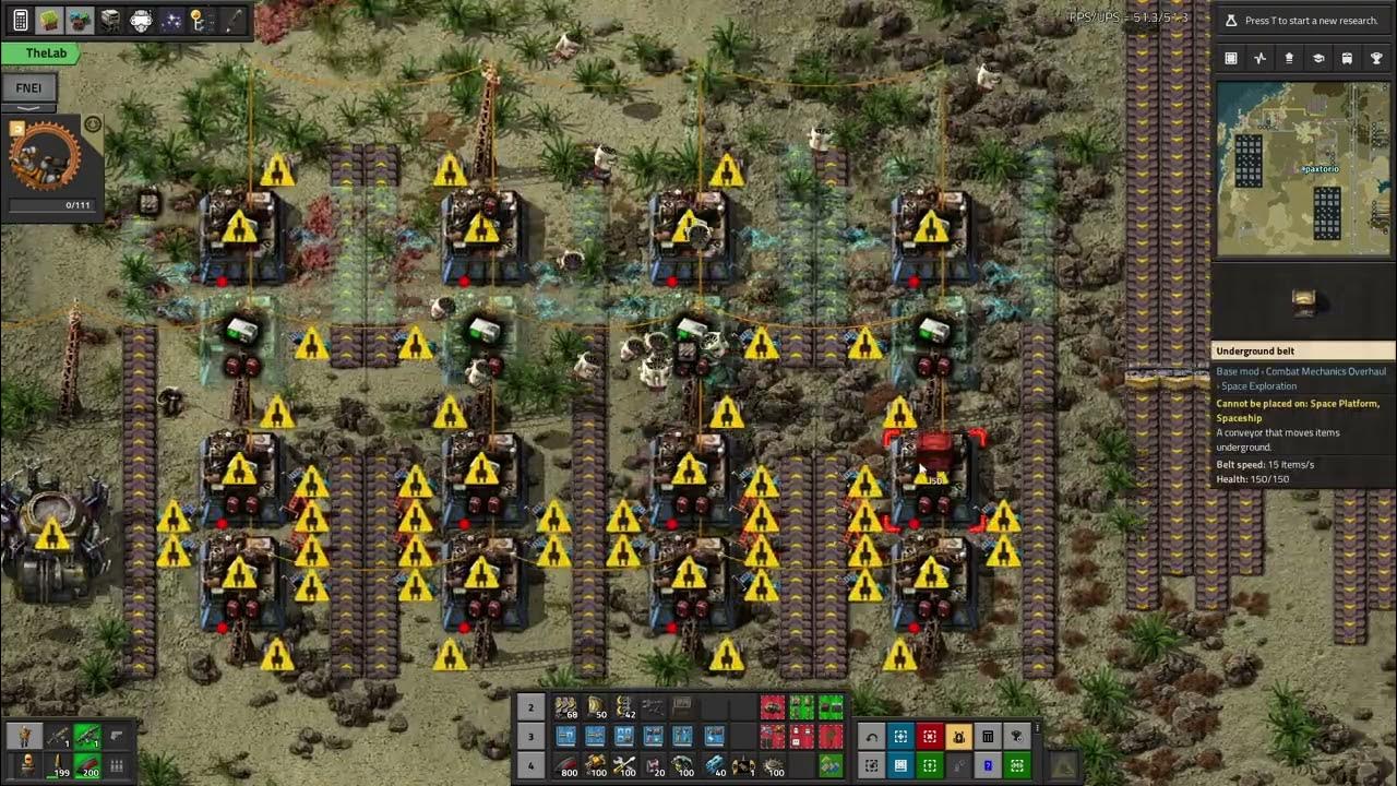 Factorio Lazy Space Exploratio -- 053 -- Rocket Control Units - YouTube