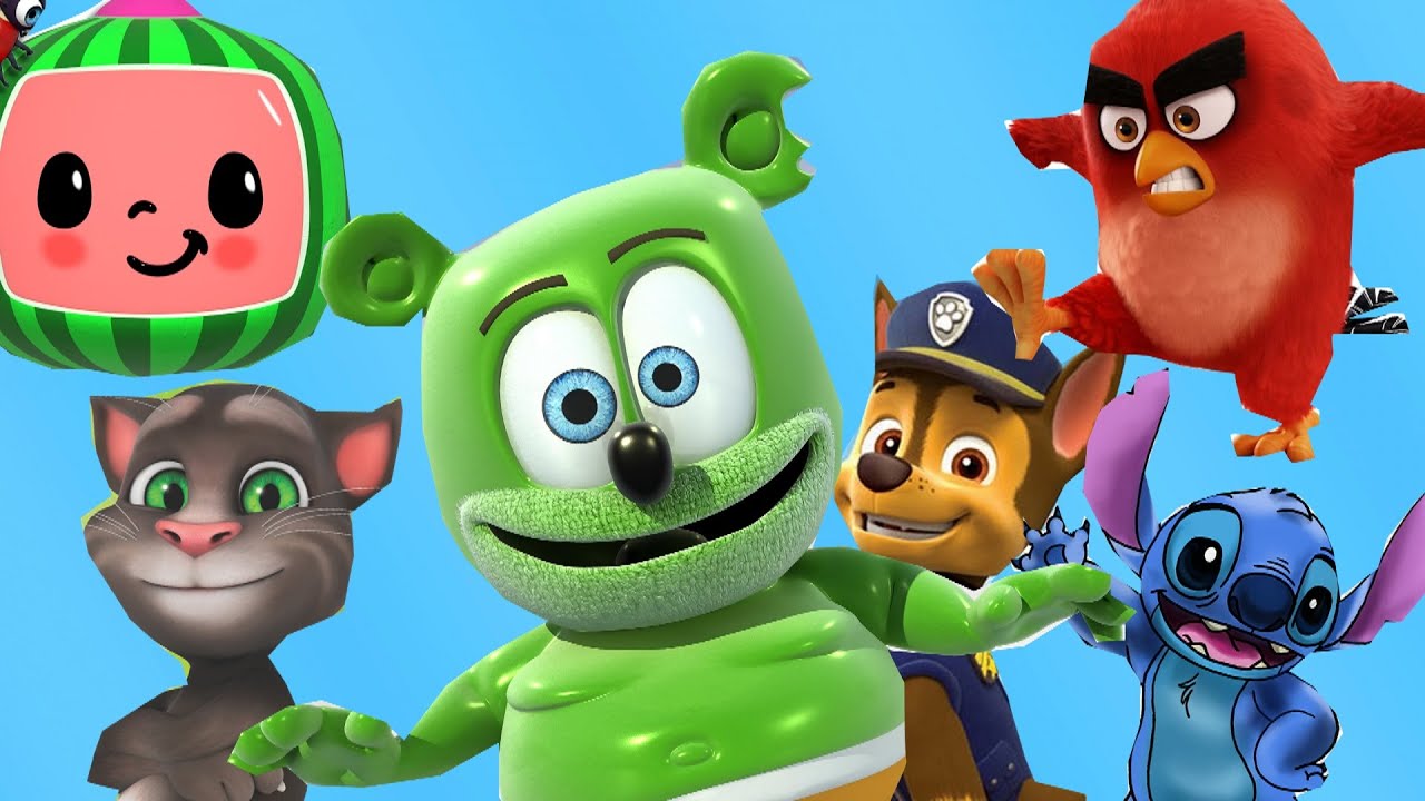 Gummy Bear Song - Talking Tom & Cocomelon & Sonic & Lilo and Stich ...