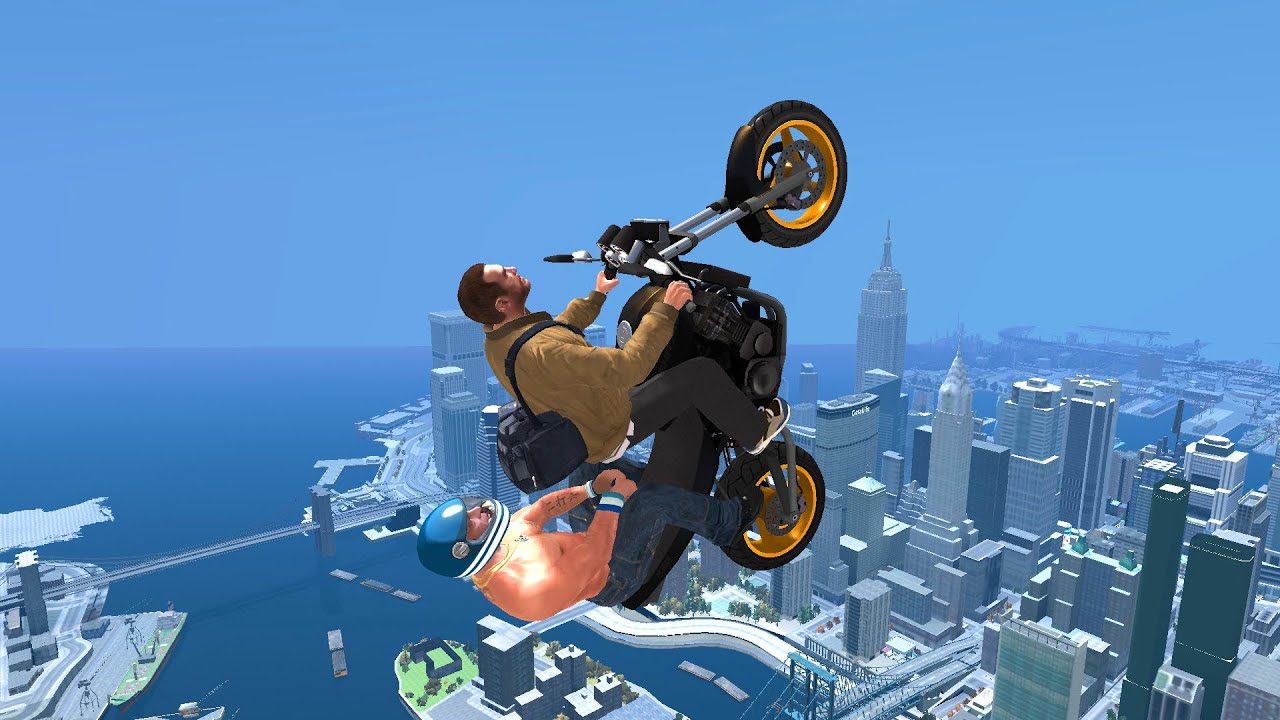 GTA 4 - Motorcycles Epic Jumps #3 (Euphoria Ragdolls) - YouTube
