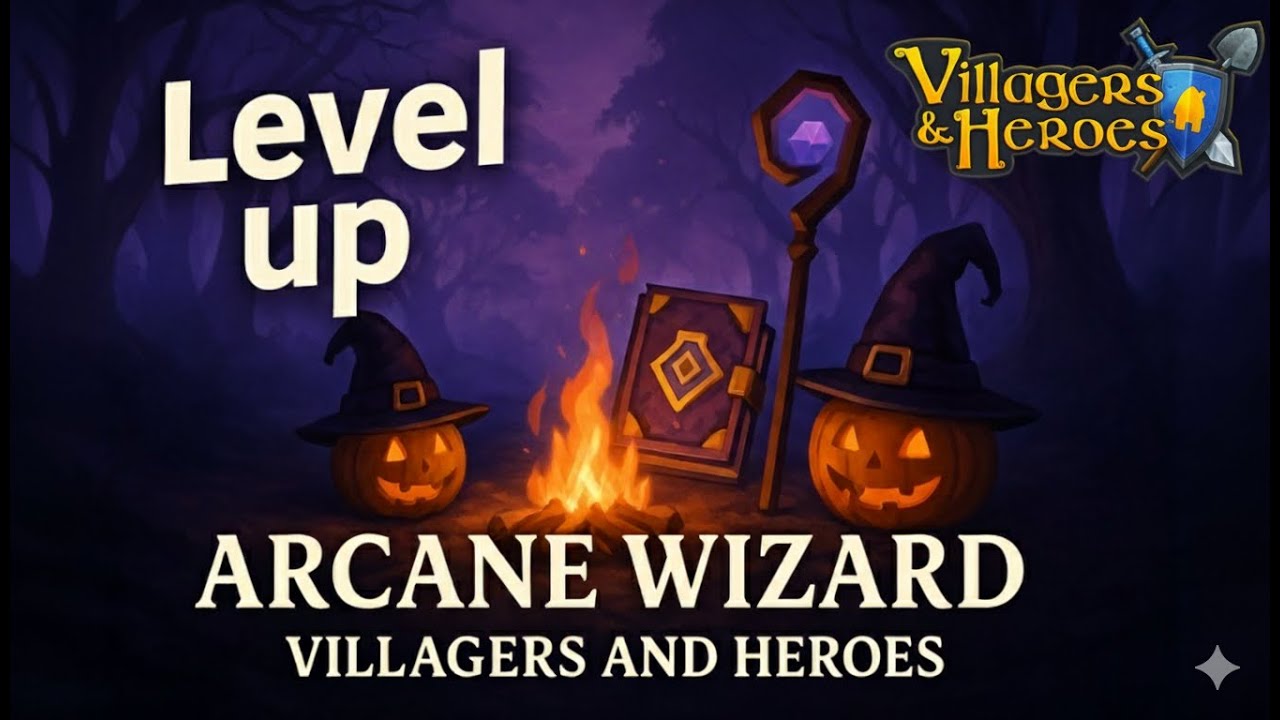 Do ZERO ao ENDGAME #2 (Arcane Wizard) | Villagers and Heroes - YouTube