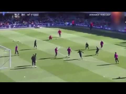 Watch what Ousmane Dembele did to Jodri Alba at training !! #ThugLife